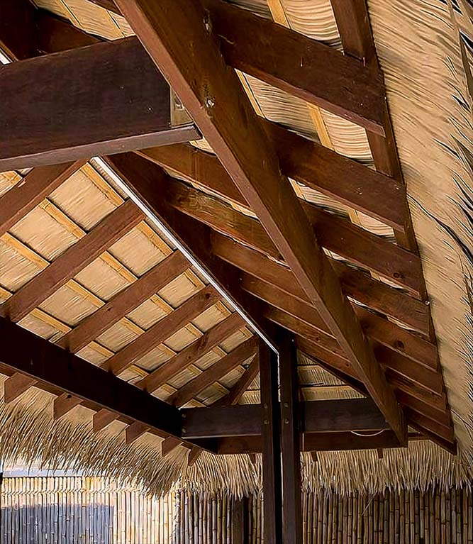 NIPA Palm Shingle | Synthetic Thatch Roofing Materials